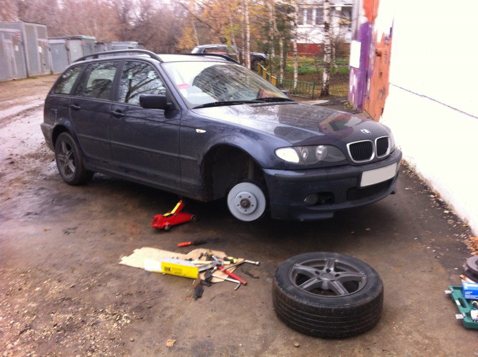 ate power disc — BMW 3 series (E46), 2 л, 2002 года | запчасти | DRIVE2