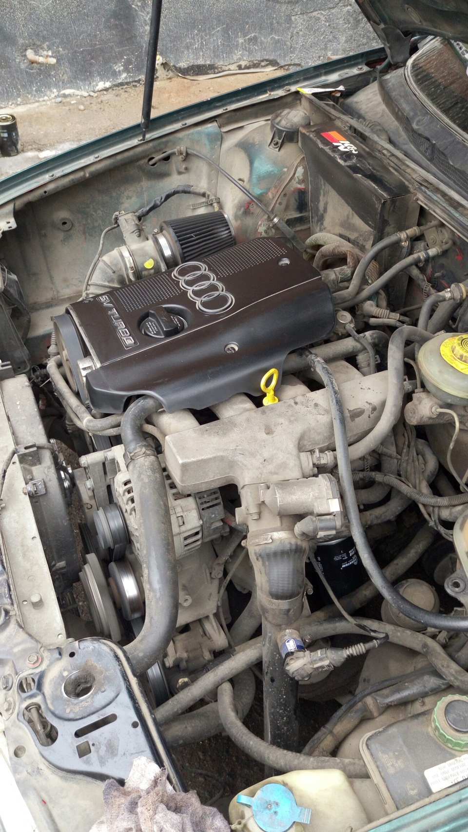 Замена масла — Audi Coupe 89 8b 1 8 л 1990 года своими руками