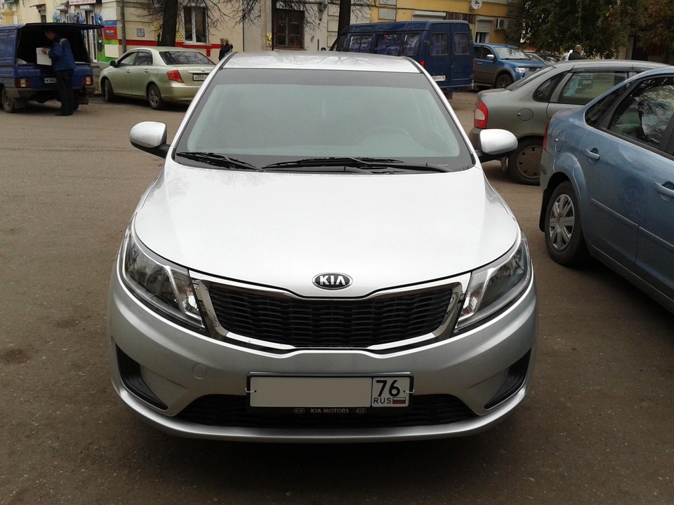 тонировка — KIA Rio (3G), 1,4 л, 2013 года | тюнинг | DRIVE2