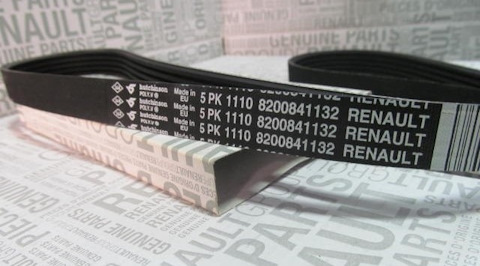 8200841132 Ремень прив вспомог агрег RENAULT | Запчасти на DRIVE2