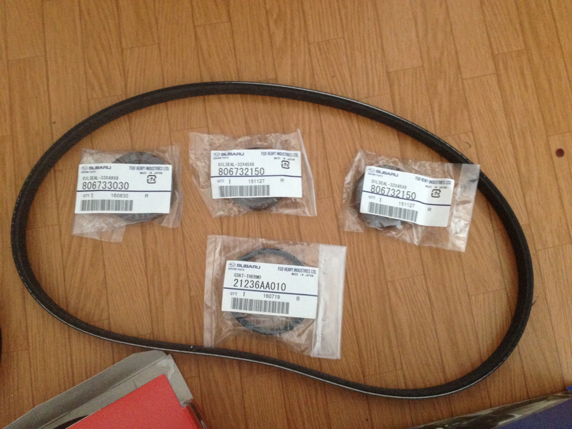 И вот оно — замена ремня ГРМ — Subaru Forester (SF), 2 л, 2000 года ...