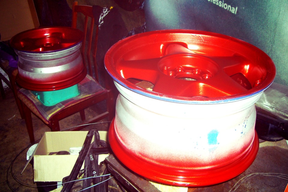 Покраска дисков BCW Powertech — Lada 21043, 1,3 л, 1992 года | колёсные ...