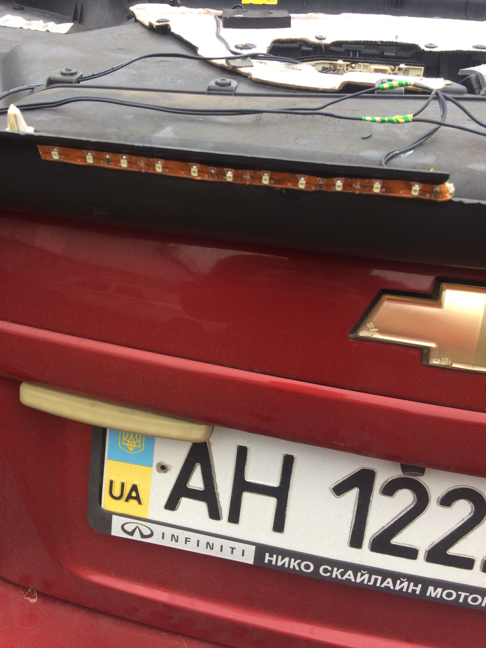 Габарит в Дверях… — Chevrolet Aveo Sedan (1G), 1,5 л, 2006 года ...