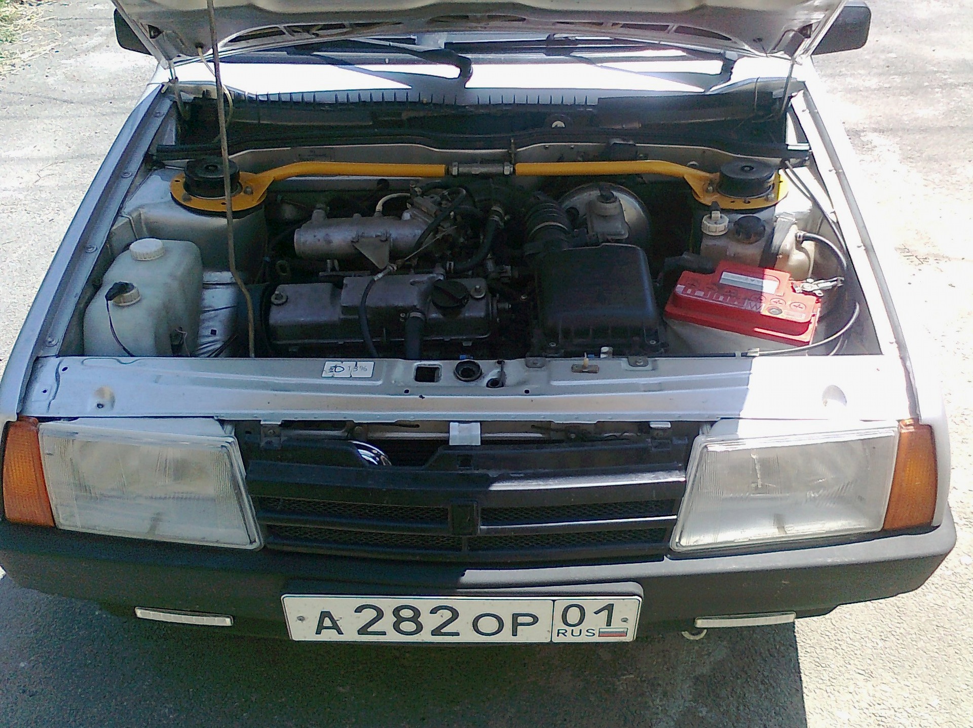 Оранжевые поворотники и растяжка))) — Lada 21099, 1,5 л, 2004 года ...