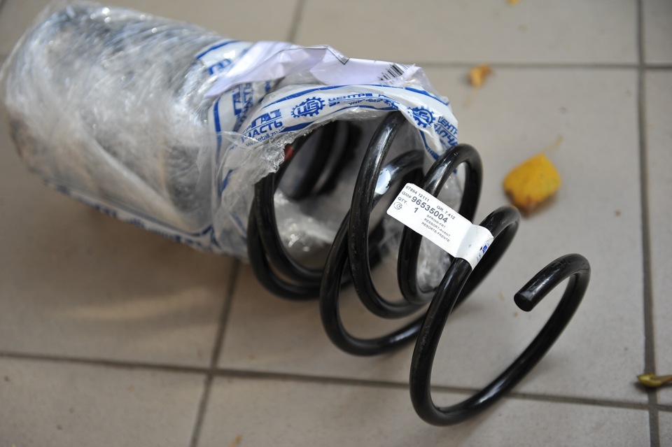 новые Пружинки! — Chevrolet Aveo 5-door (1G), 1,5 л, 2007 года ...