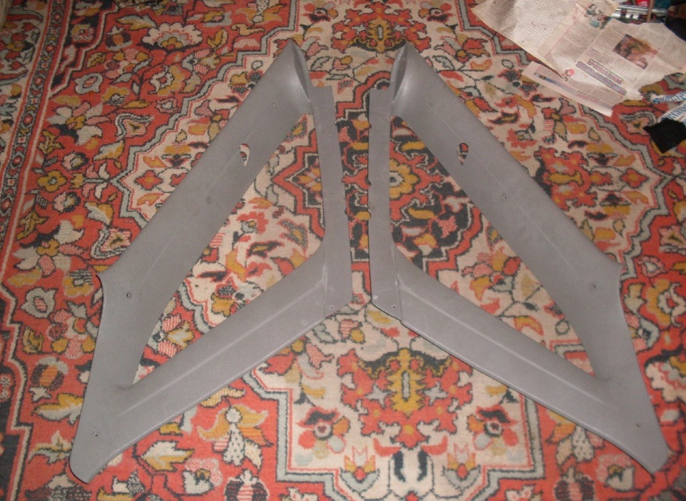 Начинаем перетяжку пластмассы… — Ford Sierra, 2,8 л, 1985 года ...