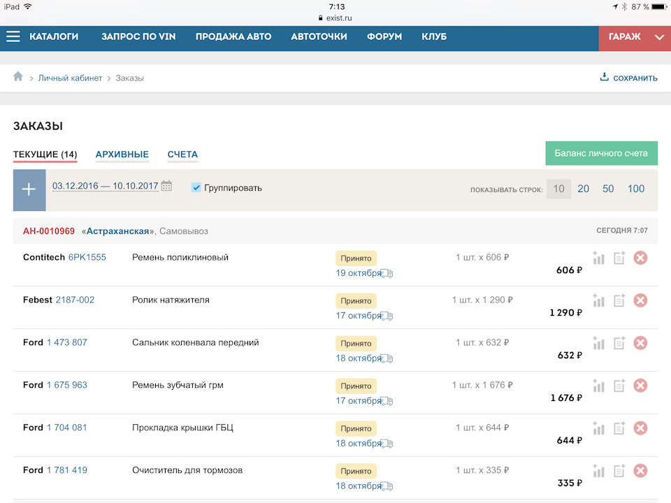 1704081 Прокладка клапанной крышки / 1.6 Ecoboost 10~ Ford | Запчасти ...
