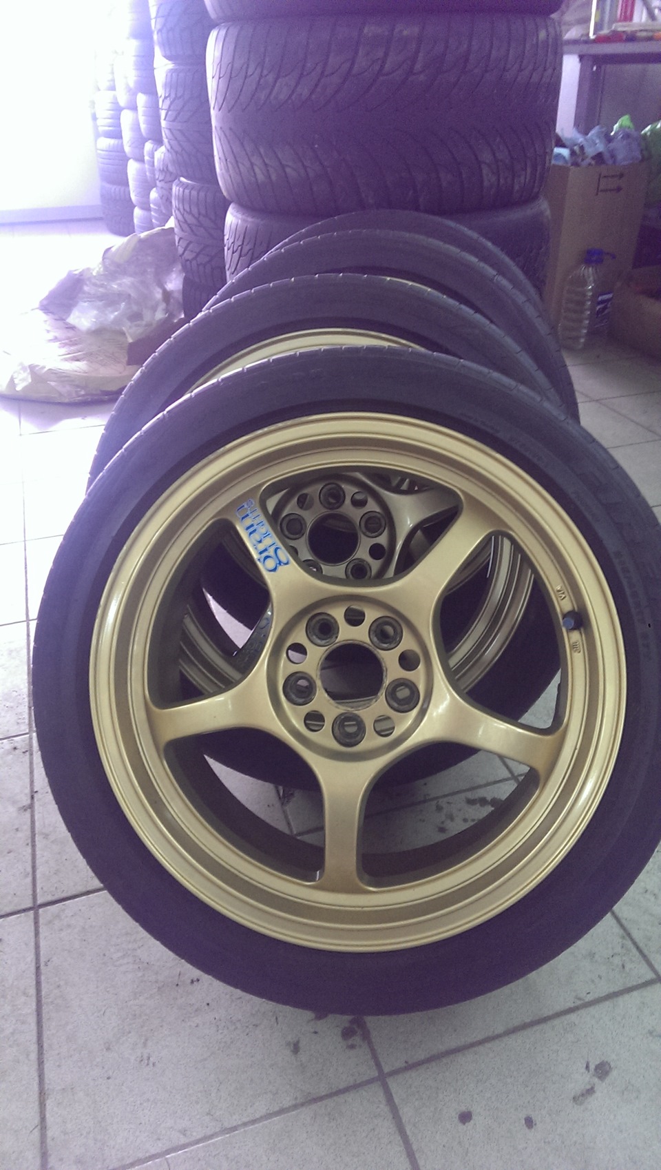 Rays Gram Lights 57c r17 — Subaru Impreza WRX (GD/GG), 2 л, 2001 года ...