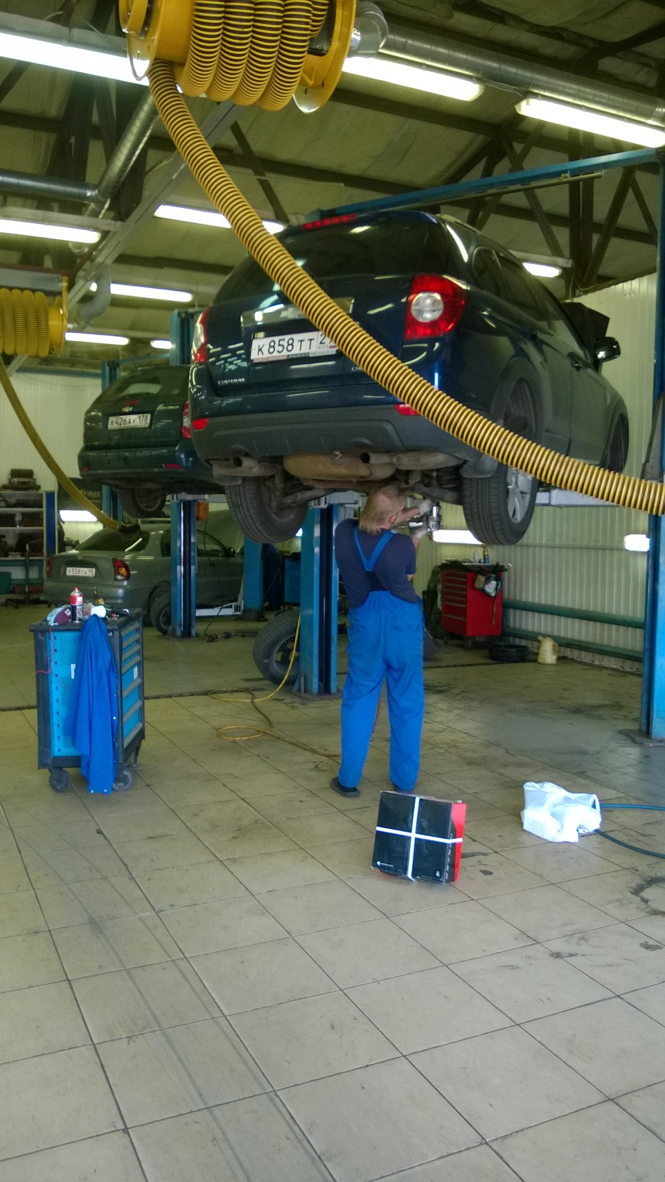 Обновил подвеску и задние тормоза — Chevrolet Captiva (1G), 2,4 л, 2008 ...