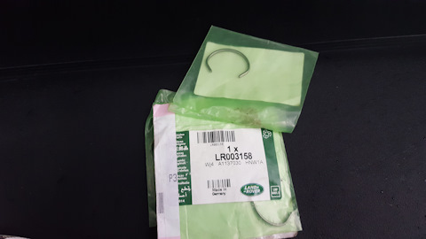 LR003158 ВНУТРЕННЕЕ СТОПОРНОЕ КОЛЬЦО Jaguar Land Rover | Запчасти на DRIVE2