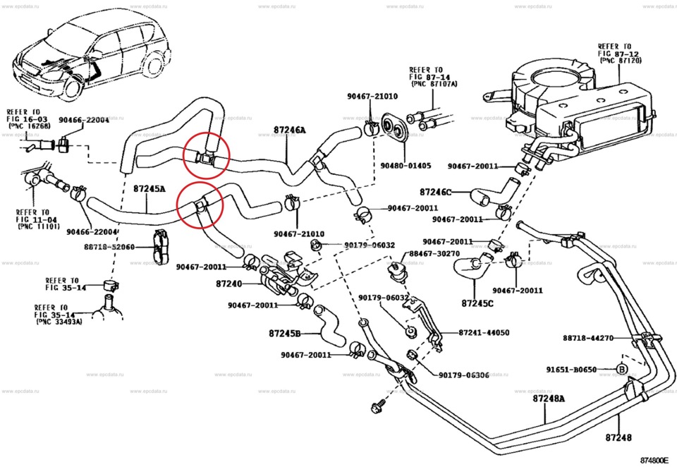 Течь антифриза из-под головки блока цилиндров — Toyota Ipsum (21), 2,4 ...