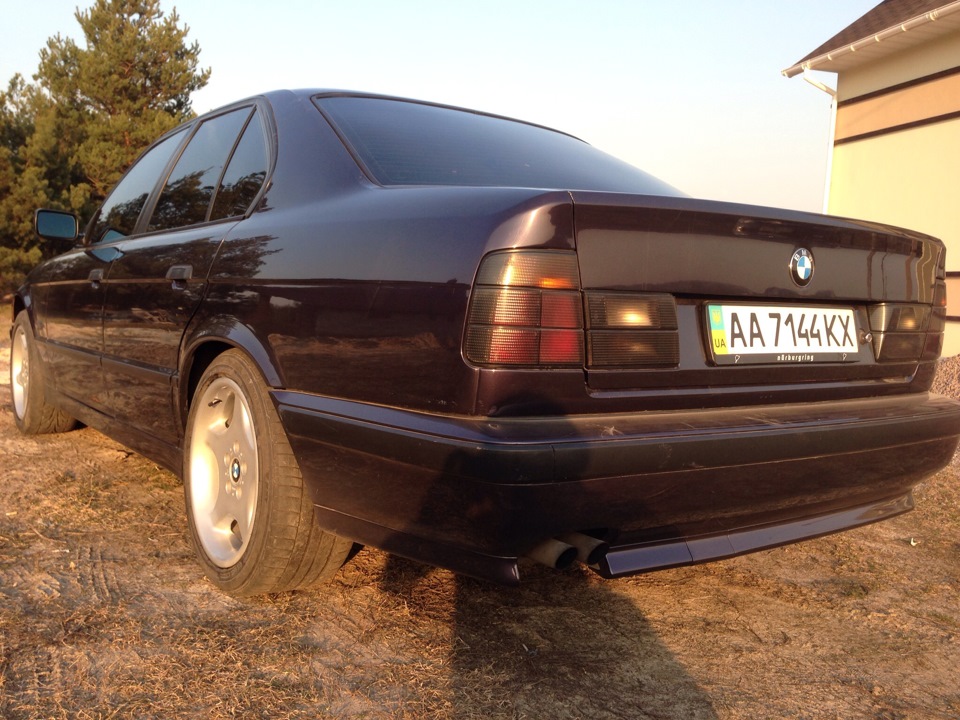 В продолжение 16 стиля r17 — BMW 5 series (E34), 2,5 л, 1994 года ...