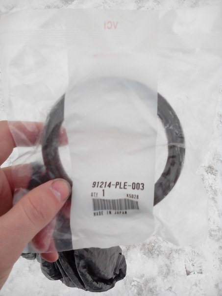 91214PLE003 Сальник коленвала задний Honda Honda | Запчасти на DRIVE2