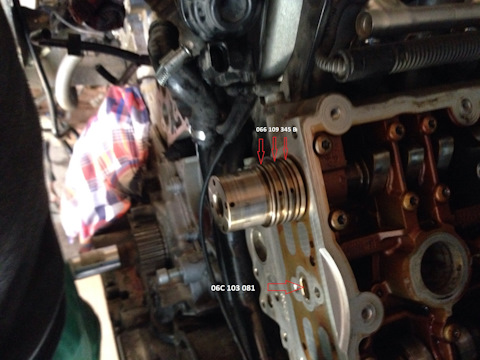 066109345B Кольцо уплотнительное распредвала / AUDI, SEAT, SKODA, VW 99 ...