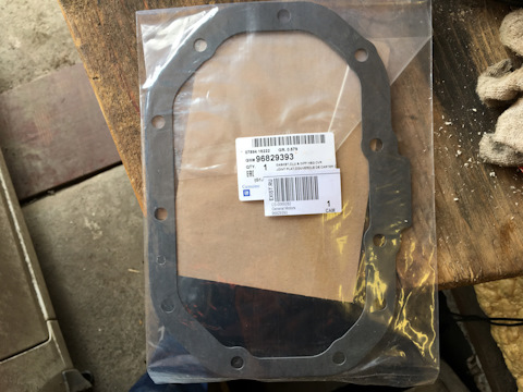 96829393 Прокладка поддона кпп GM | Запчасти на DRIVE2