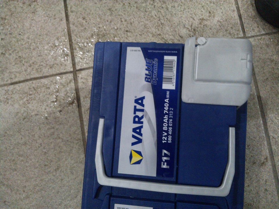 5804060743132 Аккумулятор автомобильный Varta Blue Dynamic F17 6СТ-80 VARTA | Запчасти на DRIVE2