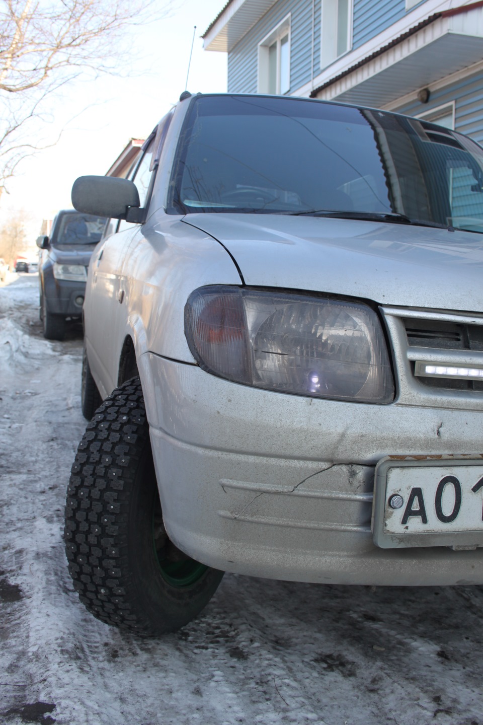 Шипы нужны и малышам — Daihatsu Mira (L70), 0,7 л, 2000 года | шины ...