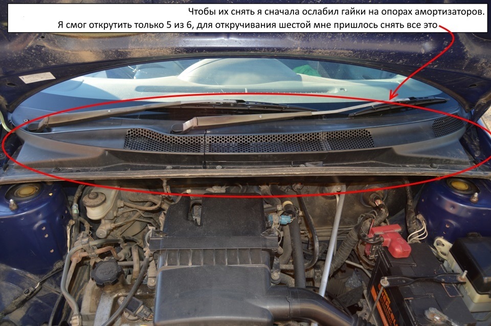 Замена передних стоек в сборе — Toyota Vitz (10), 1,5 л, 2000 года ...