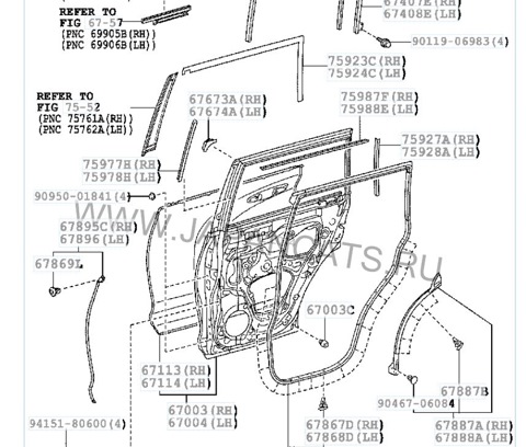9095001841 Крепеж TOYOTA LEXUS | Запчасти на DRIVE2