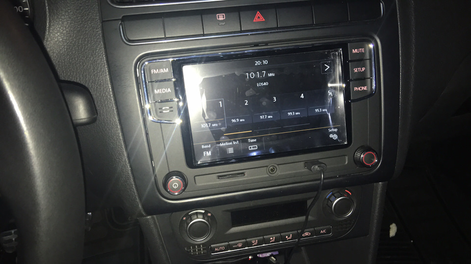 New RCD 330 Plus — Volkswagen Polo Sedan, 1,6 л, 2017 года | аксессуары ...