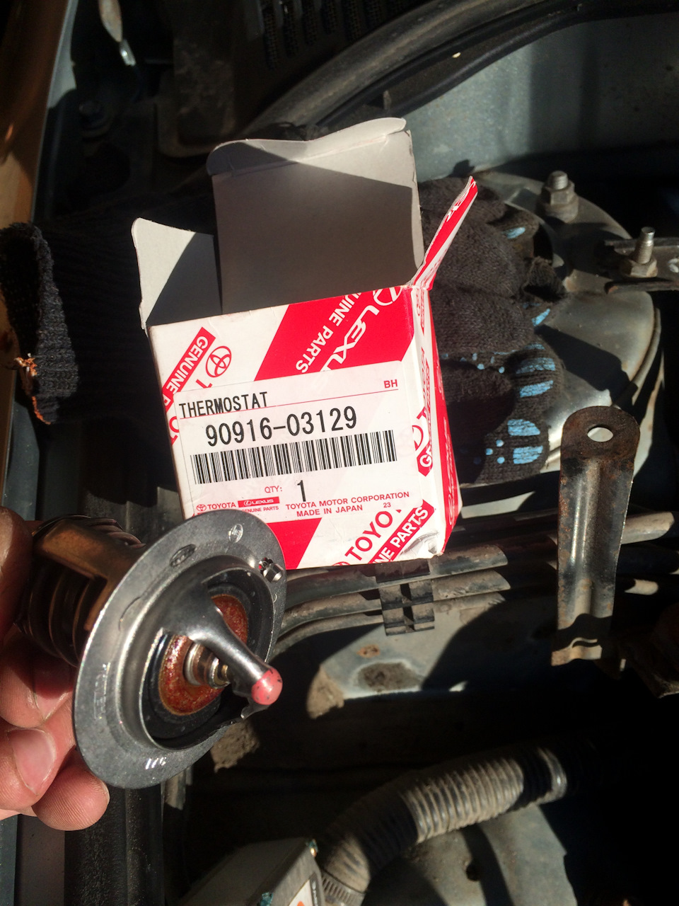 9091603129 Термостат OEM TOYOTA LEXUS | Запчасти на DRIVE2