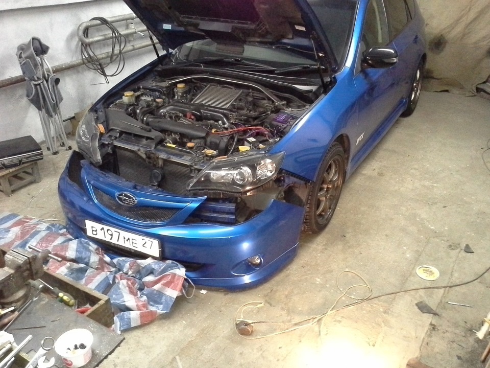 "Zip Tie" или боевые шрамы — Subaru Impreza WRX (GH/GE/GV/GR), 2 л ...