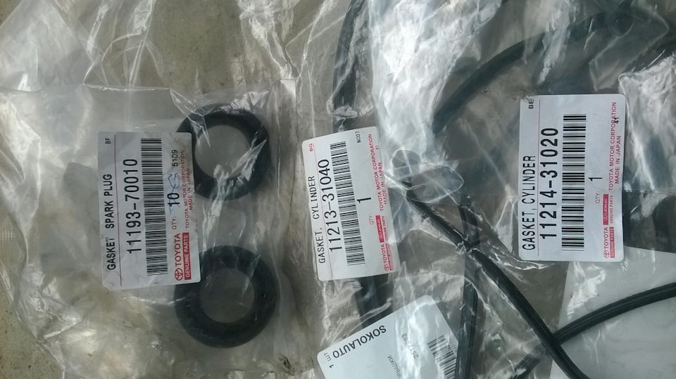 1121331040 Прокладка клапанной крышки TOYOTA LEXUS | Запчасти на DRIVE2