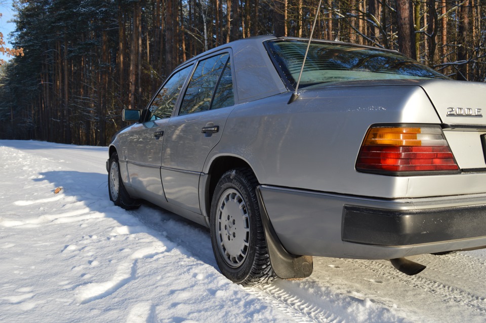 Winter fotos — Mercedes-Benz E-Class (W124), 2,2 л, 1993 года ...