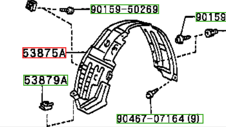 9046707164 КЛИПСА КРЕПЕЖНАЯ 24 TOYOTA LEXUS | Запчасти на DRIVE2