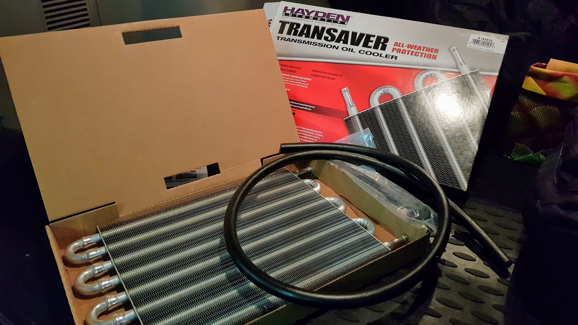 Установка радиатора АКПП (Hayden OC-1405) — Mitsubishi Pajero Sport (2G ...