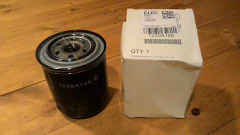 1230A186 Фильтр масляный Mitsubishi | Запчасти на DRIVE2