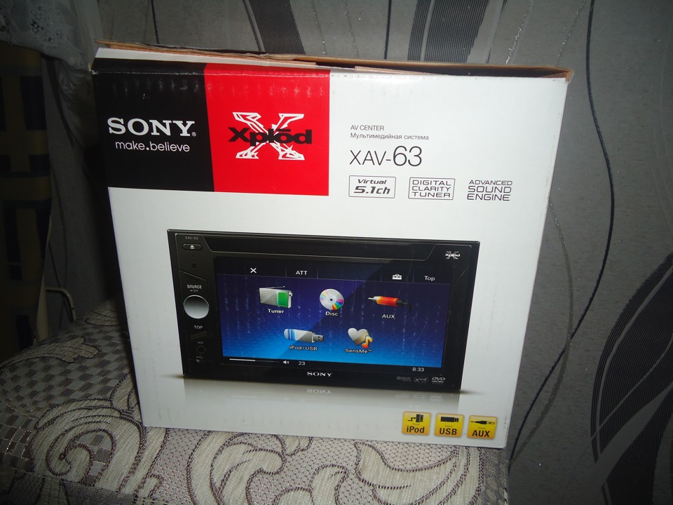 SONY новая магнитола) — Lada Приора хэтчбек, 1,6 л, 2012 года ...