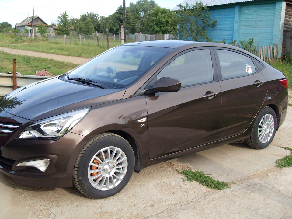 Немножко приятностей — Hyundai Solaris (1G), 1,6 л, 2015 года | аксессуары | DRIVE2