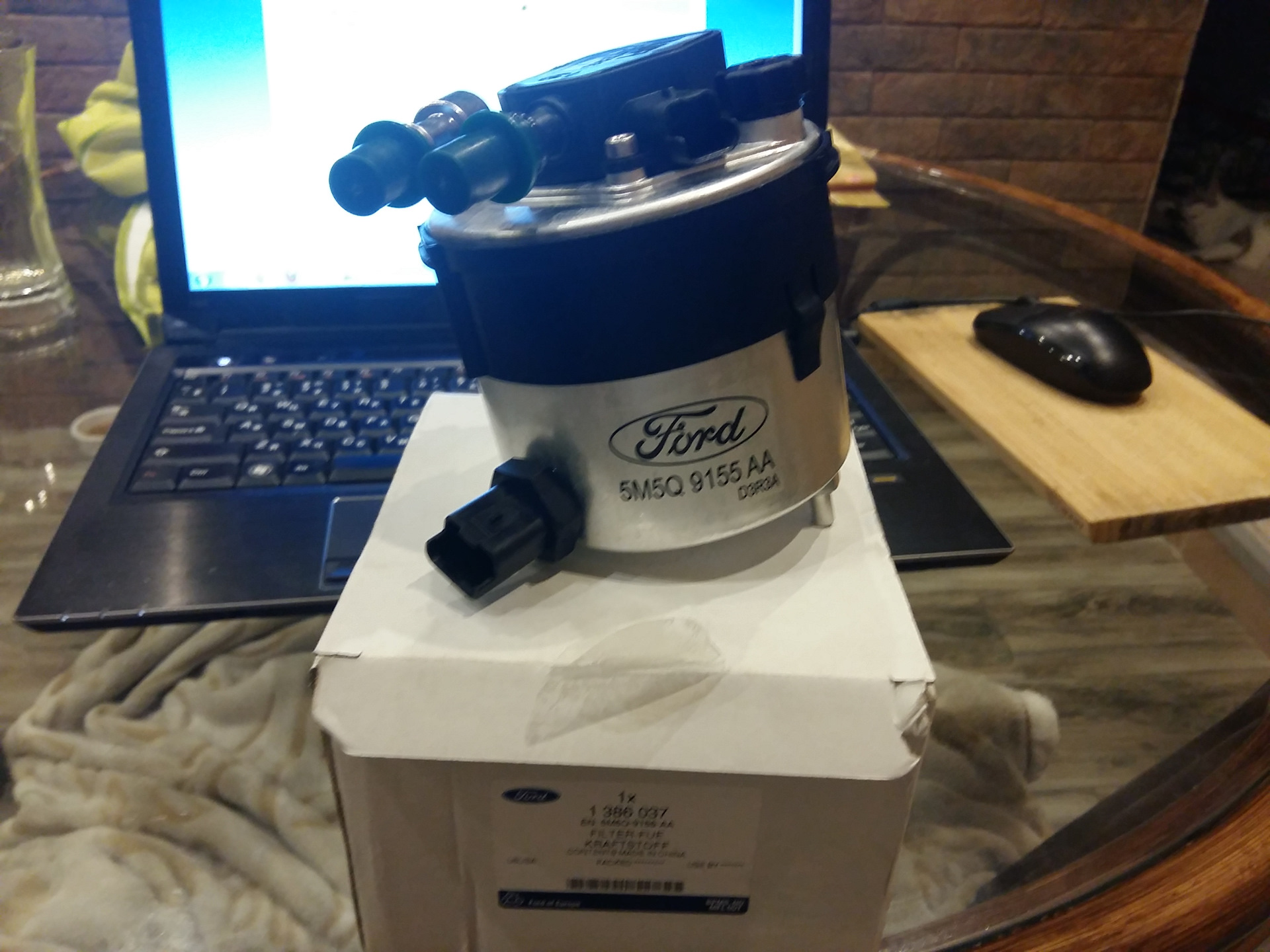 Топливный фильтр "Форд" ! — Ford Fiesta (Mk VI), 1,6 л., 2008 года ...