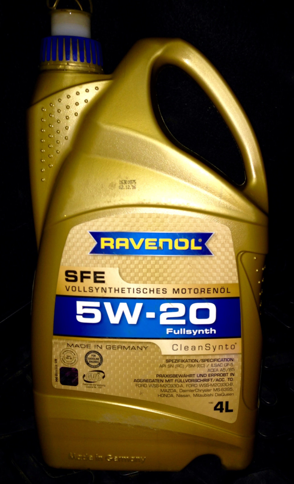 RAVENOL SFE 5W20 — Hyundai Tucson (TL), 2 л, 2017 года | наблюдение ...