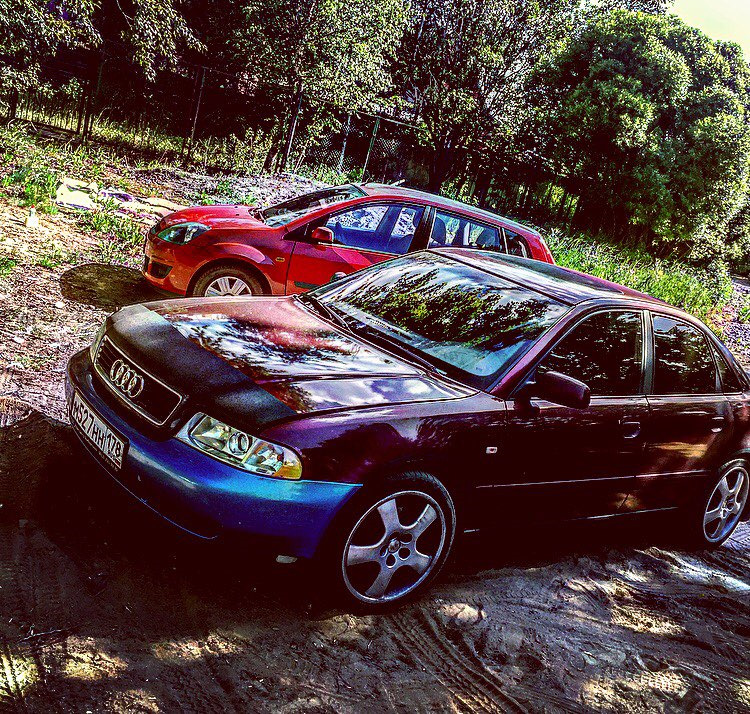 Полировка фар, мойка на природе за городом 🐸 — Audi A4 (B5), 1,8 л, 2000 года | мойка | DRIVE2