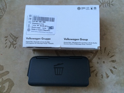 5JA8613699B9 Мусорное ведро, чёрный satinschwarz VAG | Запчасти на DRIVE2