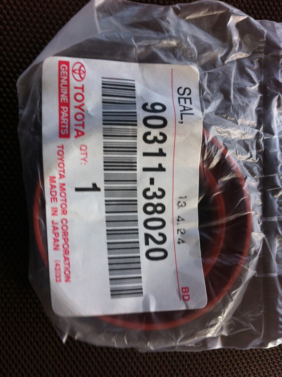 9031138020 Уплотняющее кольцо, ступенчатая коробка передач TOYOTA LEXUS ...