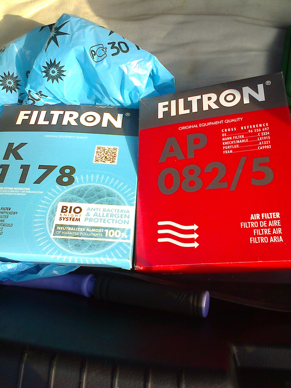 Замена салонного и воздушного фильтров — Chevrolet Aveo Sedan (1G), 1,4 ...