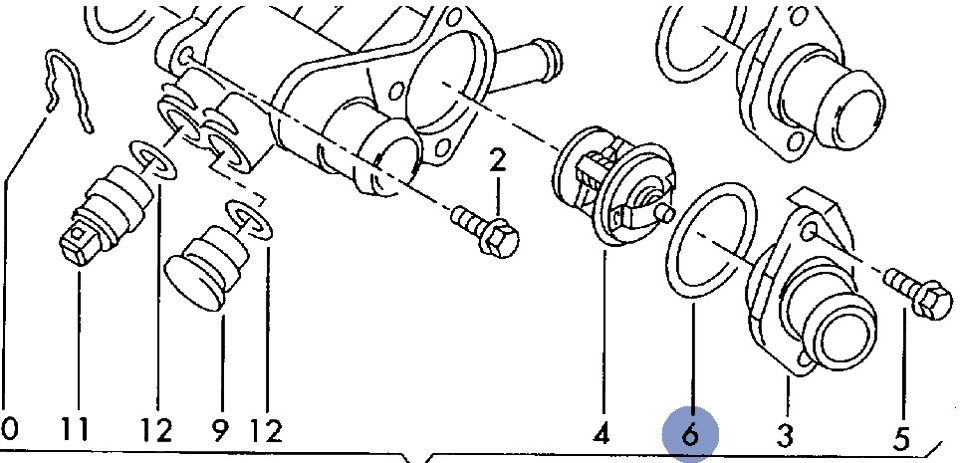 Причина ухода ОЖ — Volkswagen Golf Mk4, 1,6 л, 1999 года | своими ...