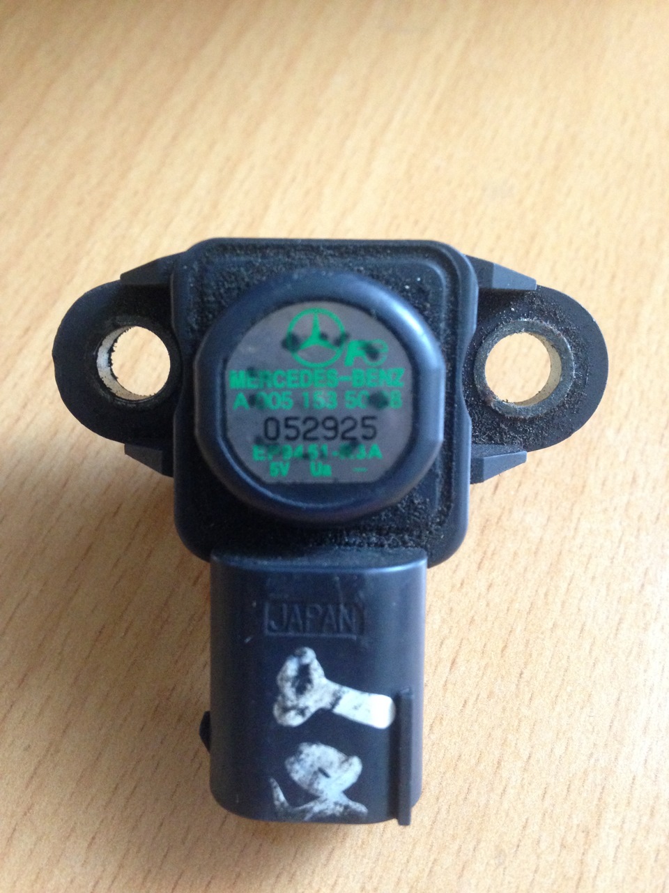 A0051535028 Датчик давления фильтра воздушного Mercedes | Запчасти на ...
