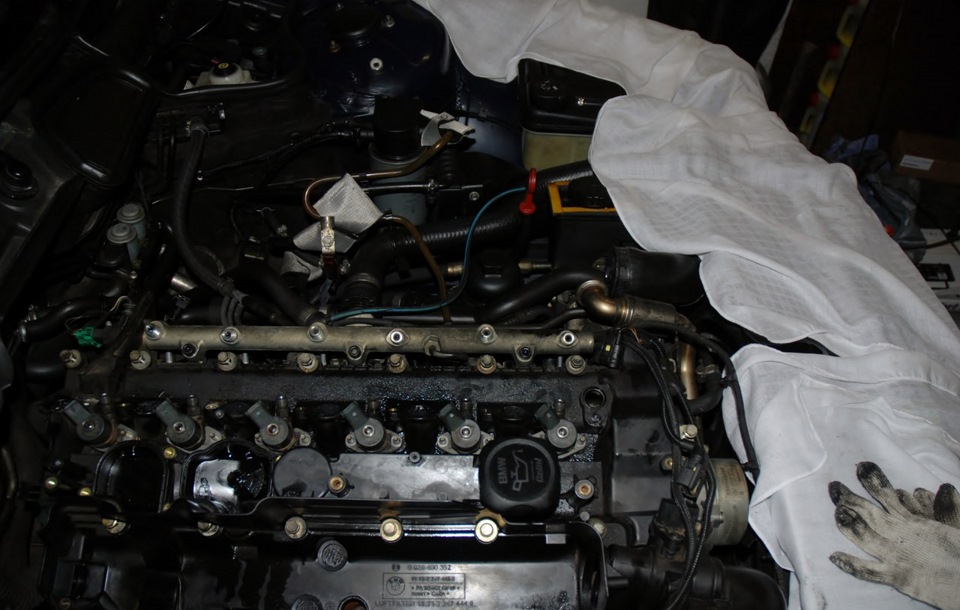 Моторный отсек — BMW 7 series (E38), 3 л., 2000 года | своими руками ...