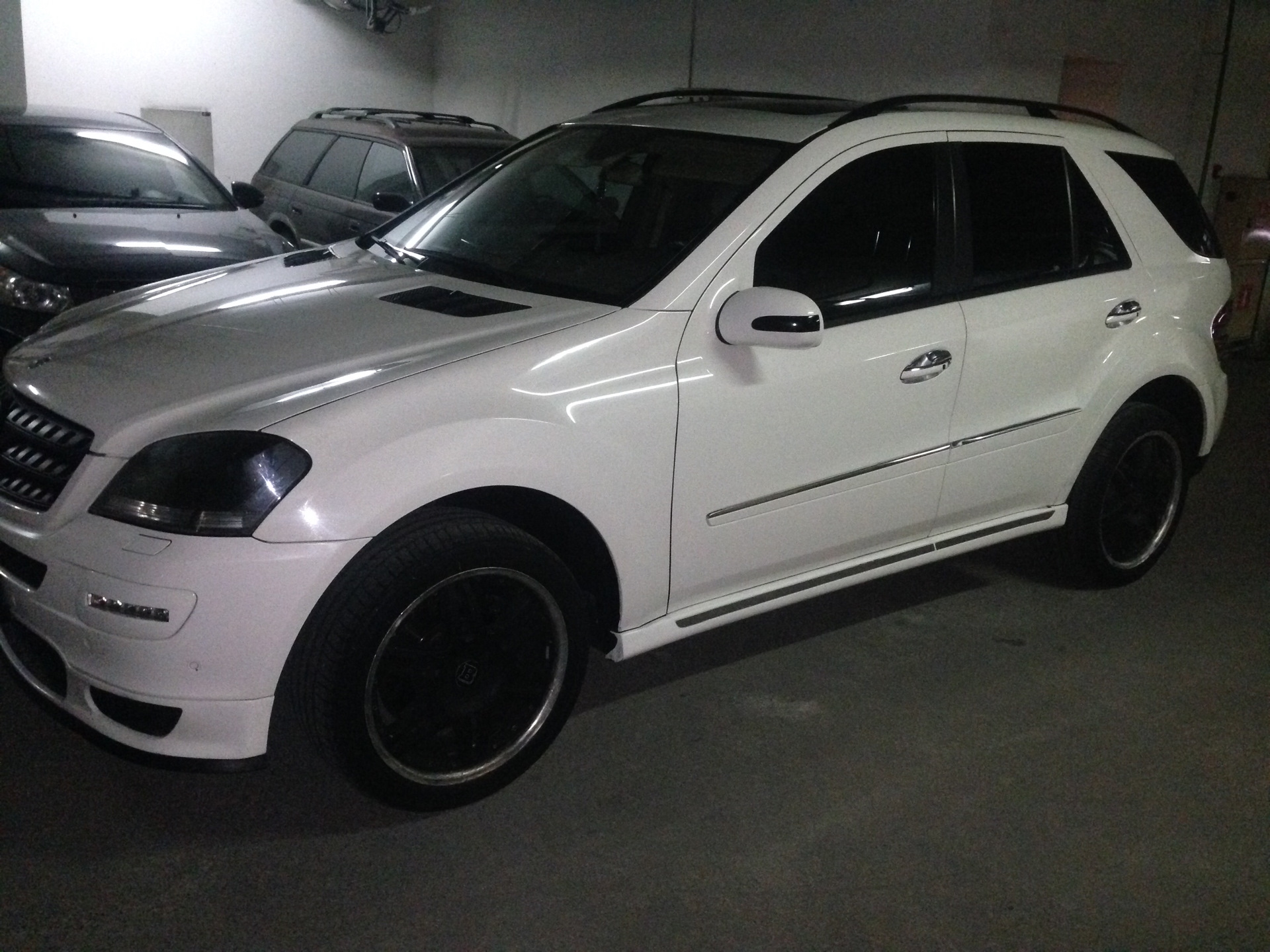 Затонировал перед! — Mercedes-Benz M-Class (W164), 5 л, 2006 года ...