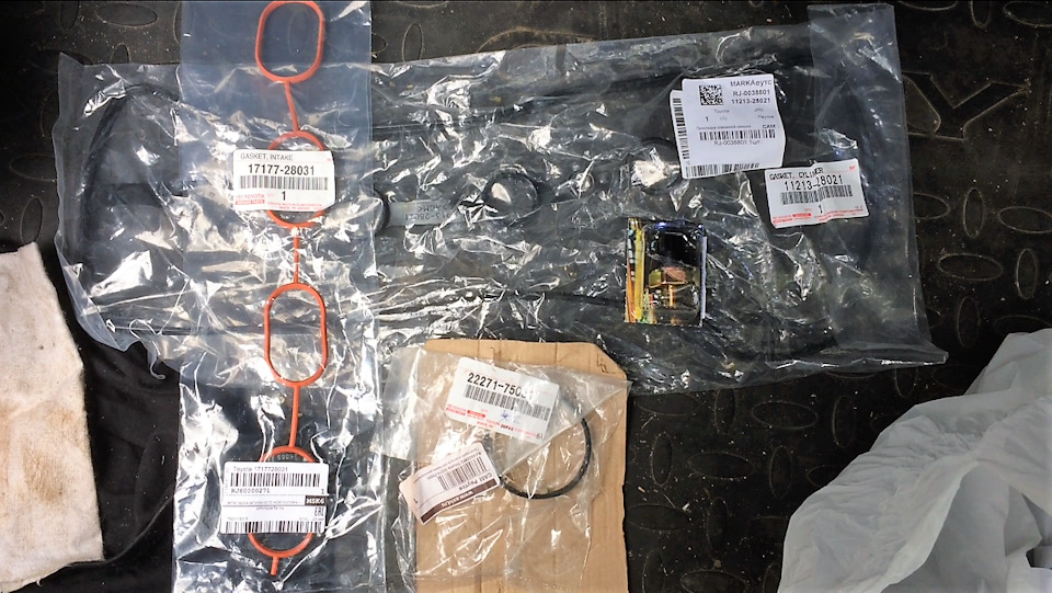 1717728031 Прокладка впускного коллектора TOYOTA HARRIER/HIGHLANDER ...