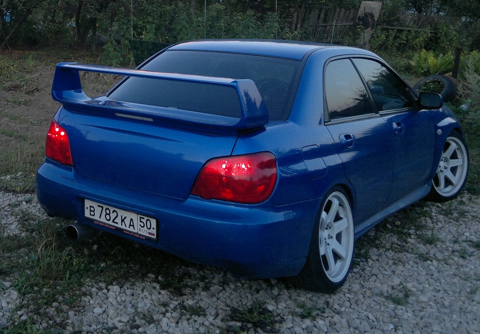 D2 STREET+TE37 — Subaru Impreza WRX STI (GD), 2 л, 2004 года | тюнинг ...