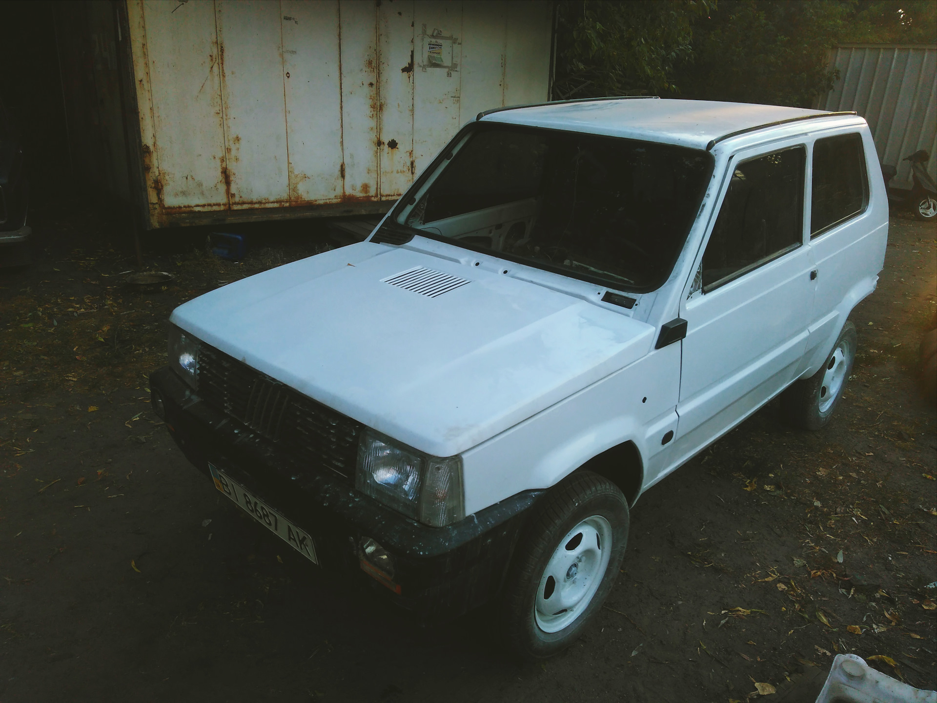 Новый двигатель и покраска-копы вас не узнают! — FIAT Panda (1G), 1,2 л ...