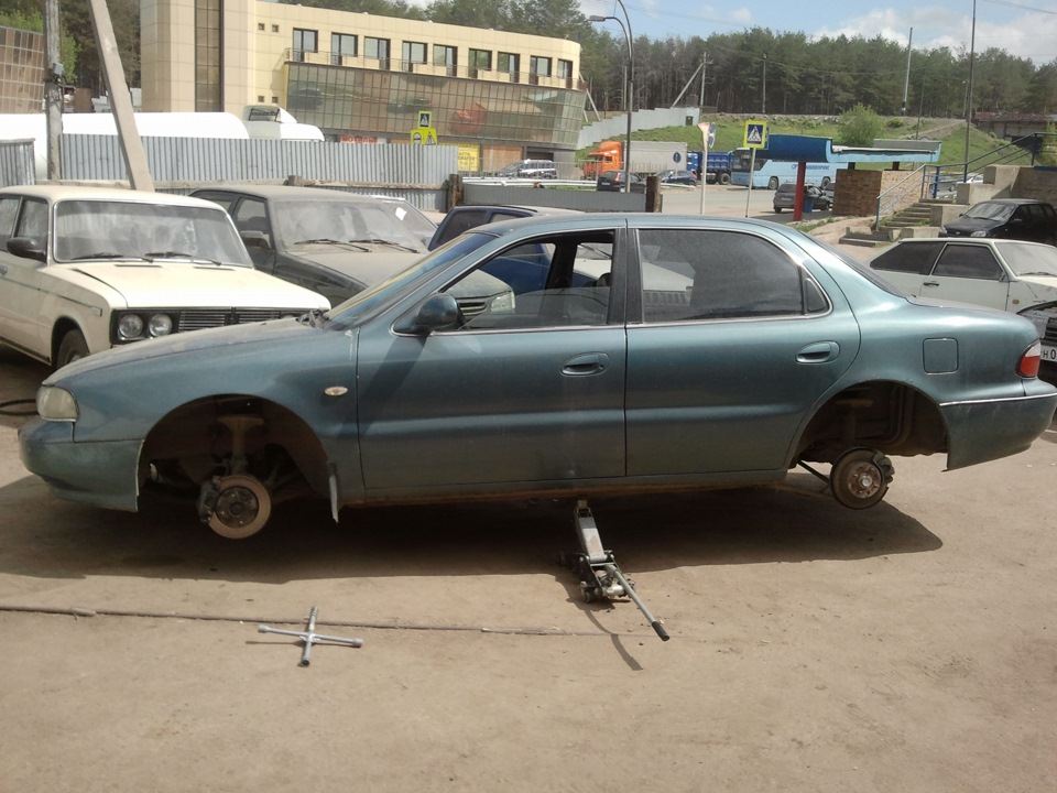 Наконец то переобул — KIA Clarus, 2 л, 1998 года | шины | DRIVE2