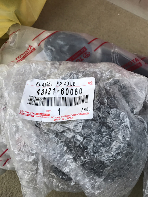 4342160060 СТУПИЦА ПЕРЕДНЯЯ FLANGE. TOYOTA LEXUS | Запчасти на DRIVE2