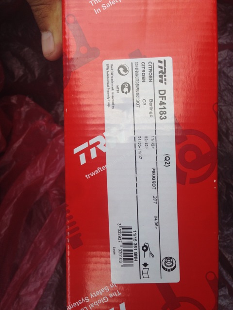 DF4183 Тормозной диск для PEUGEOT, DS, PEUGEOT (DF-PSA), OPEL, VAUXHALL ...