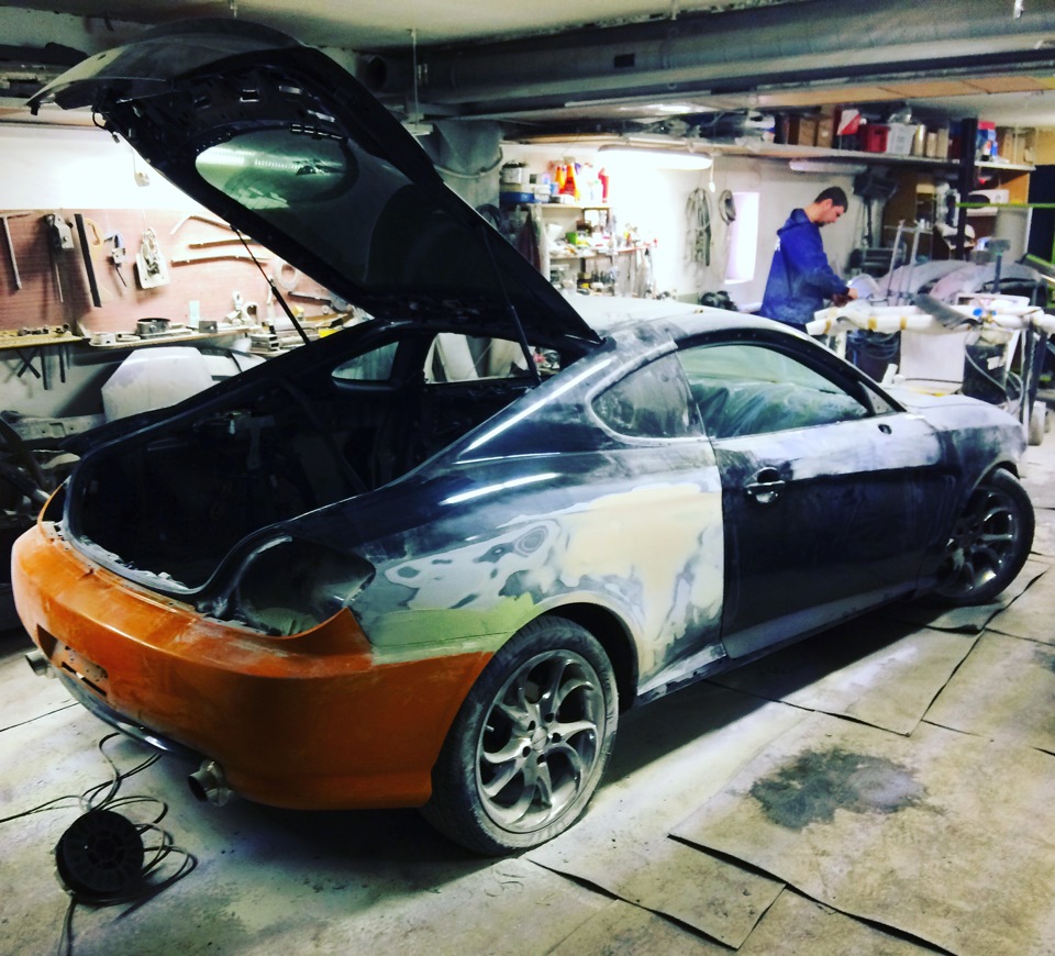 Tuscani обретает новый облик part 7. — Hyundai Tuscani (GK), 2,7 л ...